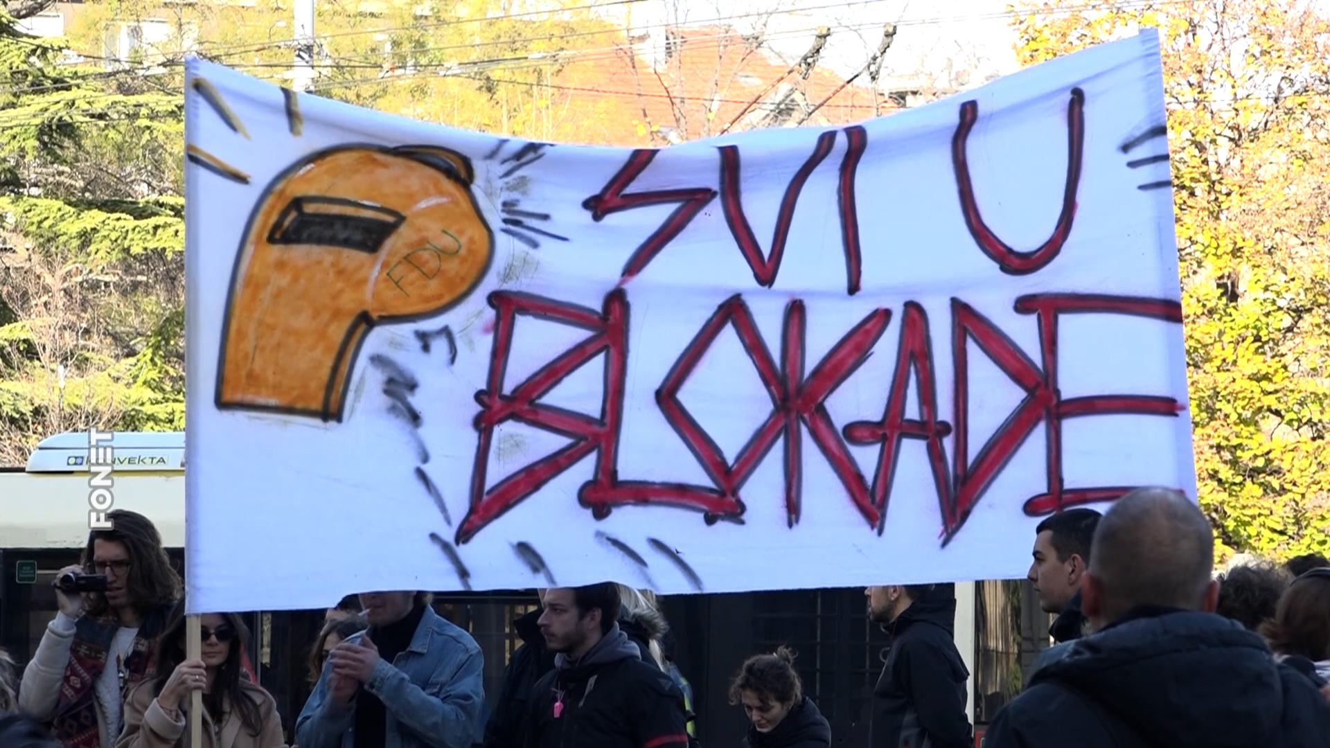 Blokada Rektorata, Filološkog, Filozofskog i Prirodno-matematičkog fakulteta u Beogradu | KTV