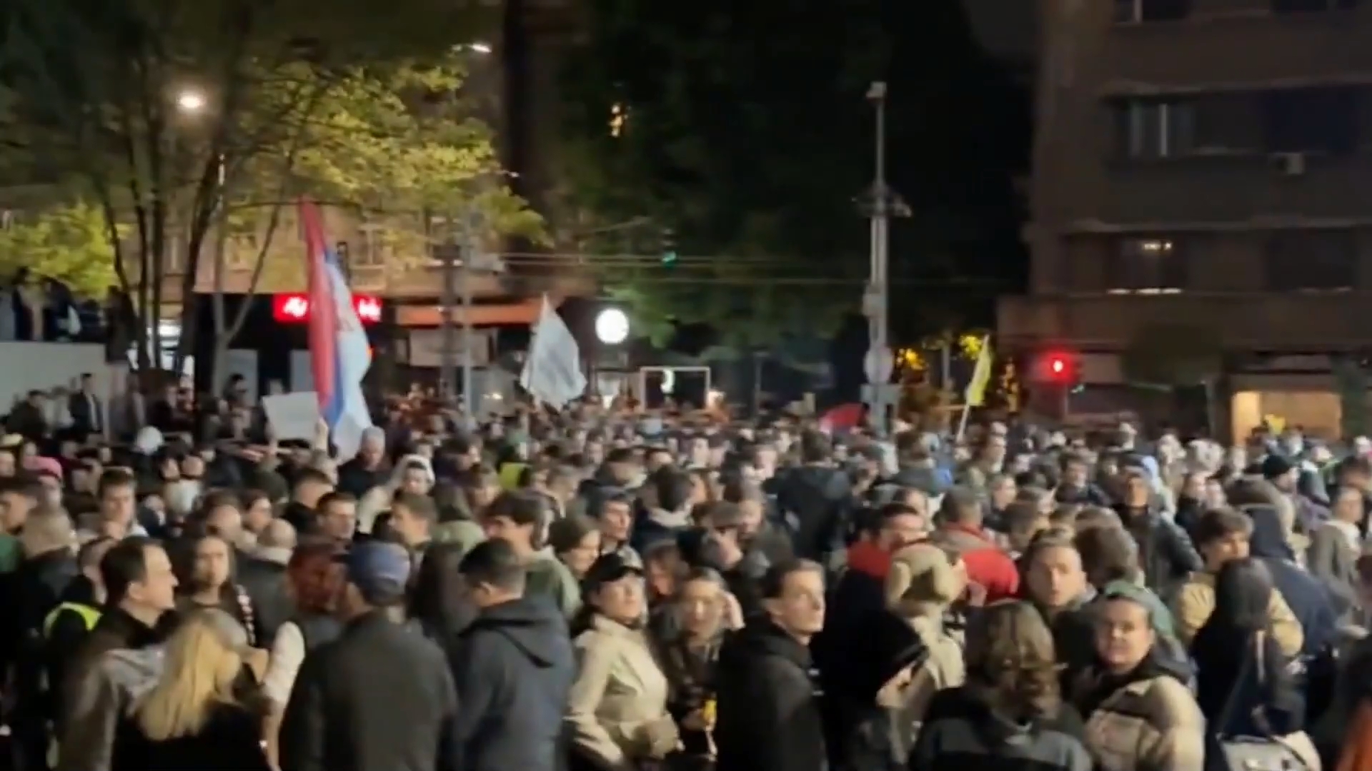 Studenti i građani blokirali RTS | KTV